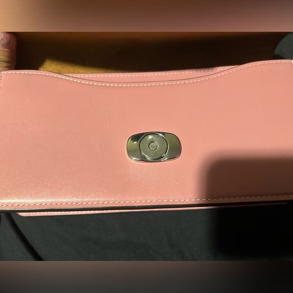 Coach | Bags | Coach Eliza Flap Crossbody Bag In True Pink Silver ...